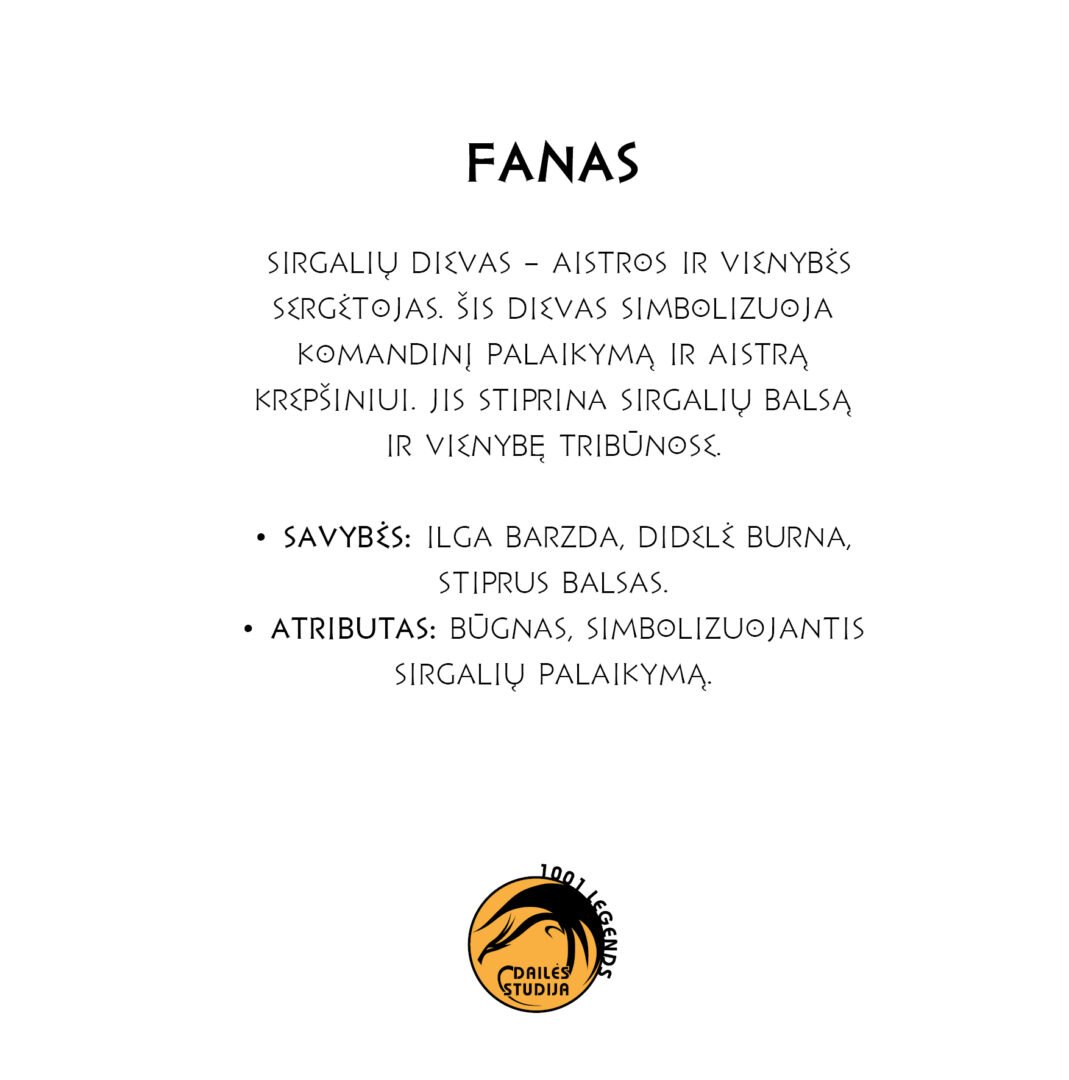 Atvirukas „Fanas” - 1001legends.lt
